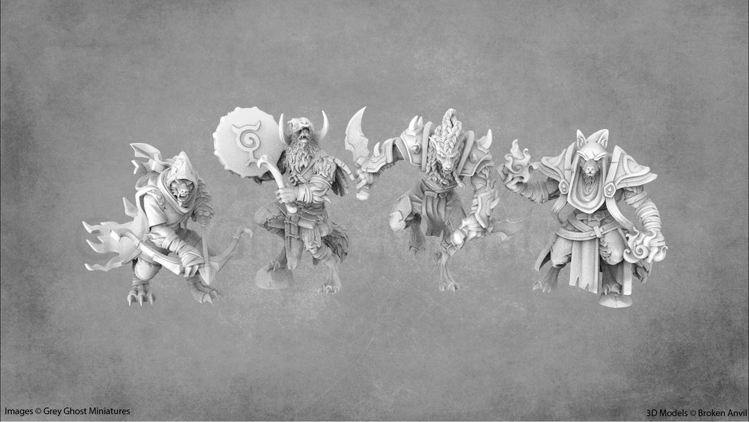 Wolfkind Miniatures | Wolfkin Miniatures | 28mm Wolfkind | 32mm ...