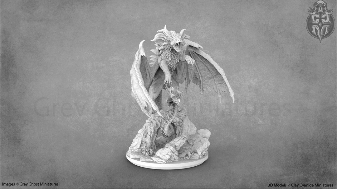 Qióng Qí, Legendary Voracious Beast | Chinese Monster | Clay Cyanide - Etsy