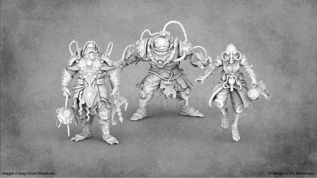 Fantasy Explorer Miniatures | STL Miniatures - Etsy