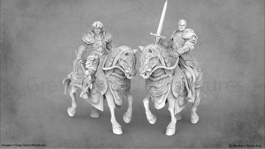 Fantasy Knight Miniatures | Ronin Arts Workshop - Etsy