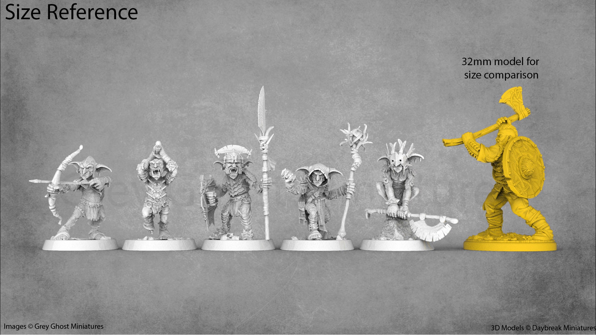 Awesome Goblin Miniatures Highly Detailed Set of 5 Goblin | Etsy