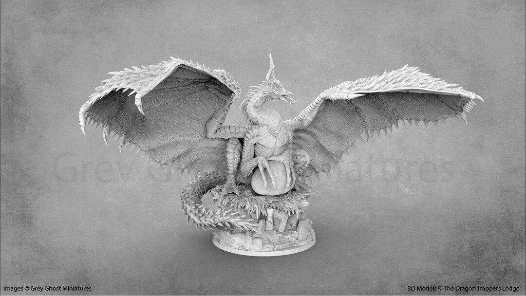 Dragoose Miniature: the Dreaded Goose Dragon, Dragon Trappers Lodge - Etsy