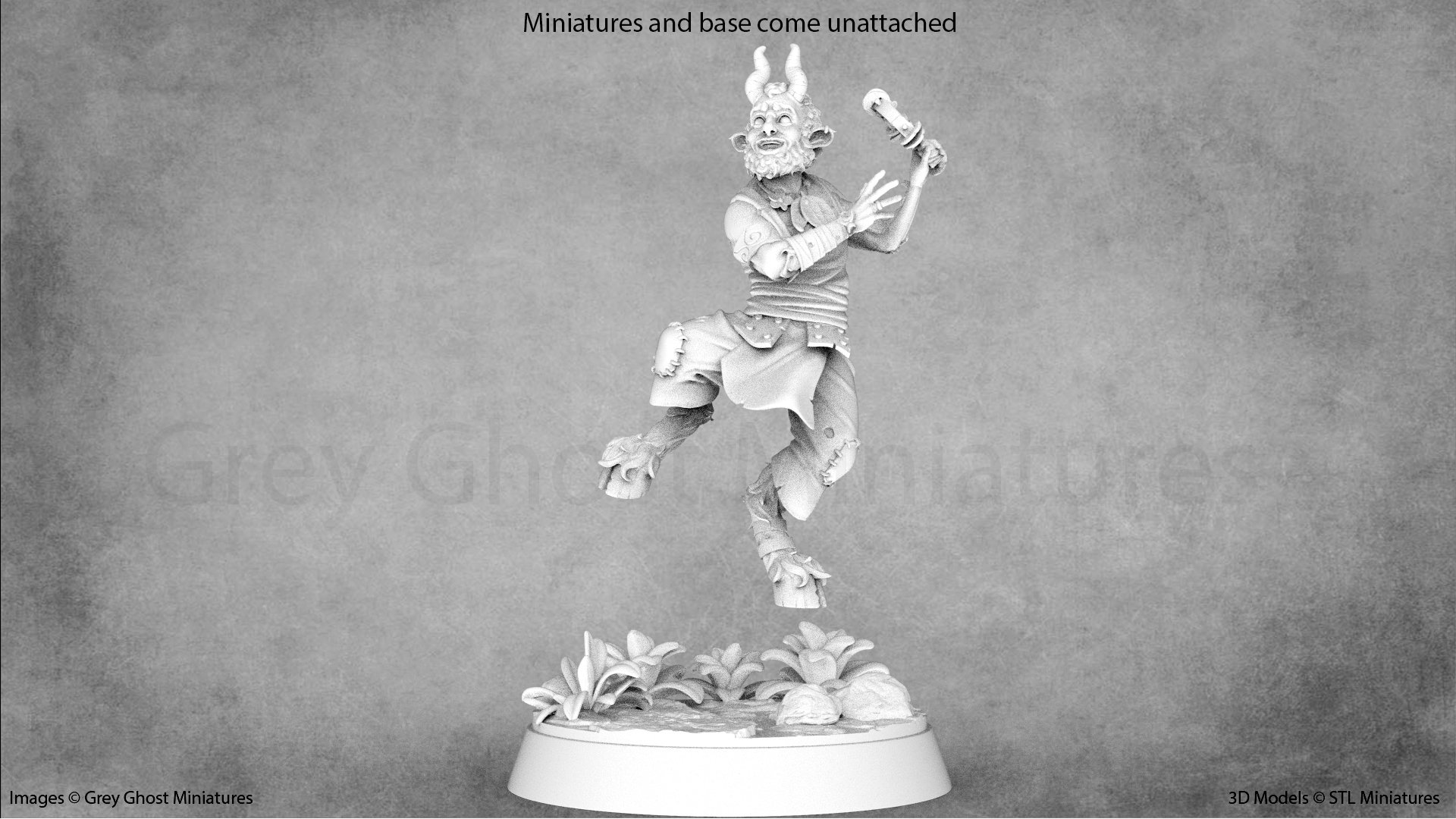 Satyr Miniatures | Fauns | STL Miniatures - Etsy