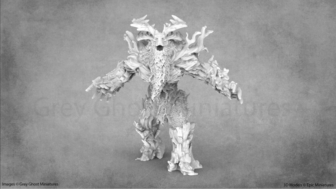 Resin Treant Miniature: Fantasy Treefolk, Epic Miniatures - Etsy