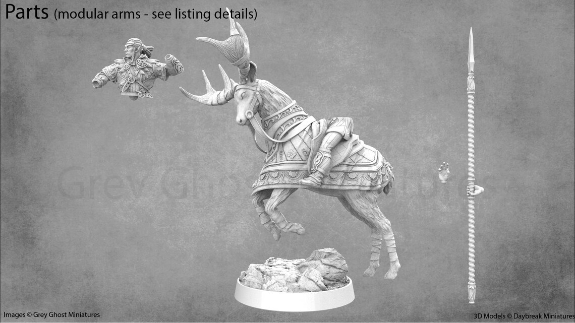 Glaive Son of Faeren Elf of the High Hollow Stunning Elf | Etsy