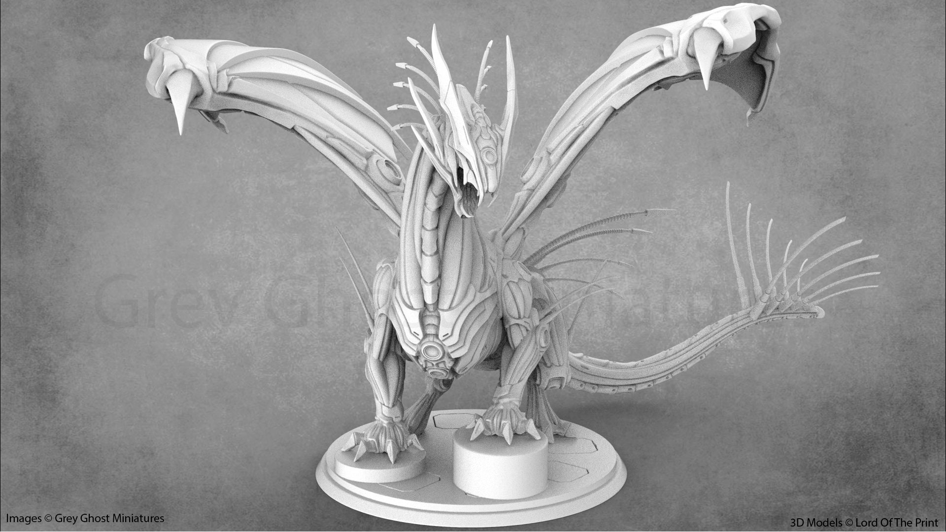 Amazing Dragon Construct Model Dragon Miniature Lord of | Etsy