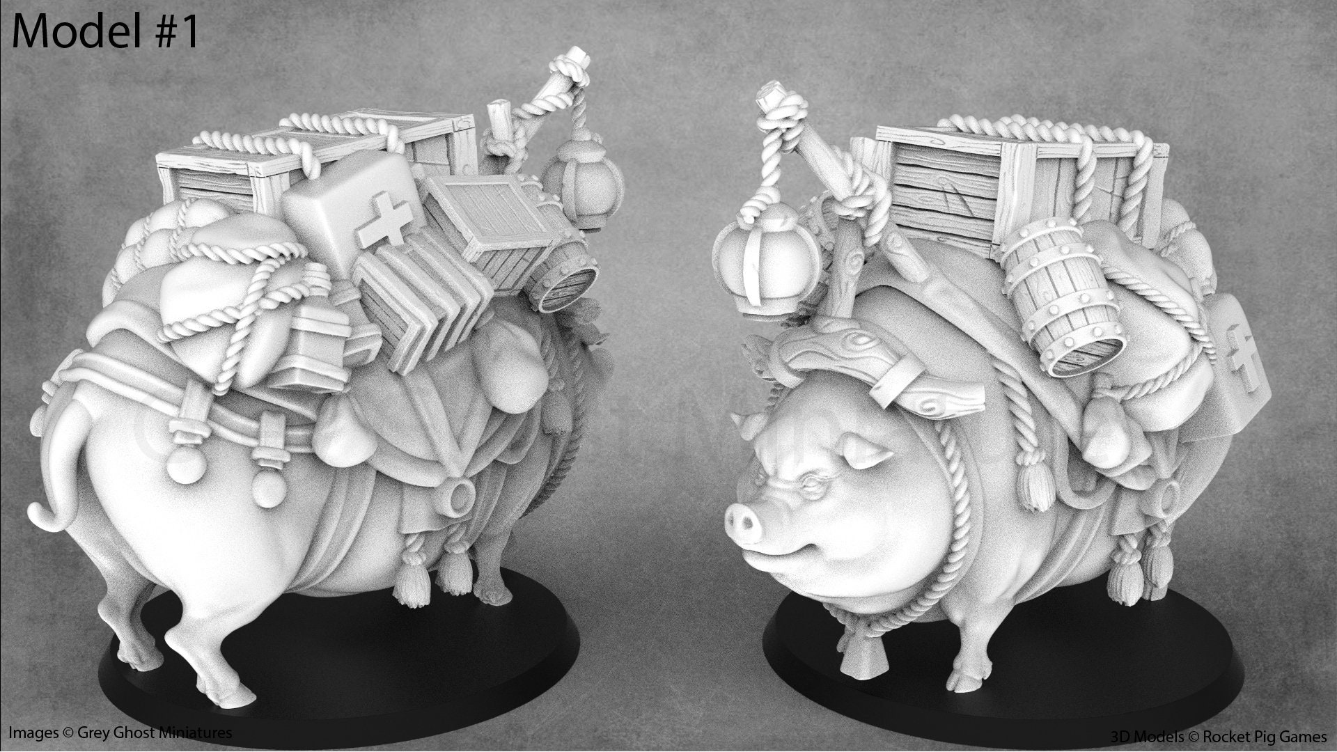 Pack Pigs Unique Beasts of Burden 28mm Miniature 32mm | Etsy