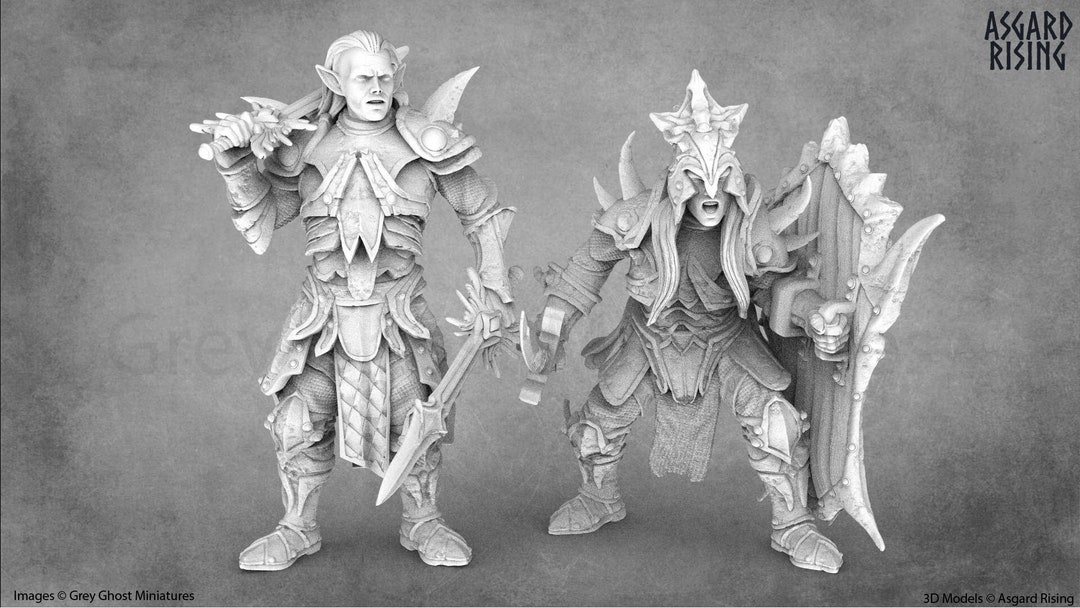 Dark Elf Miniatures | Asgard Rising - Etsy