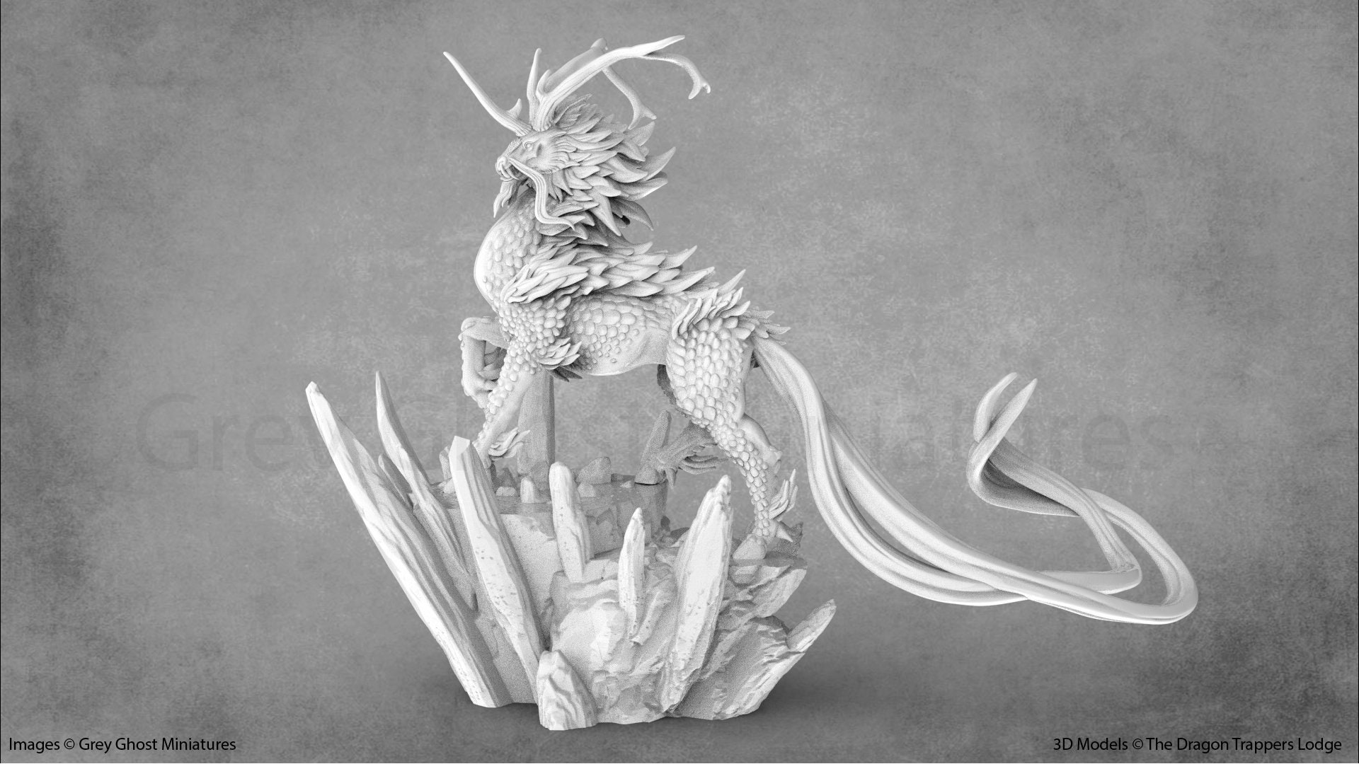 Legendary Beast Kirin Kirin Miniature Qilin Miniature - Etsy