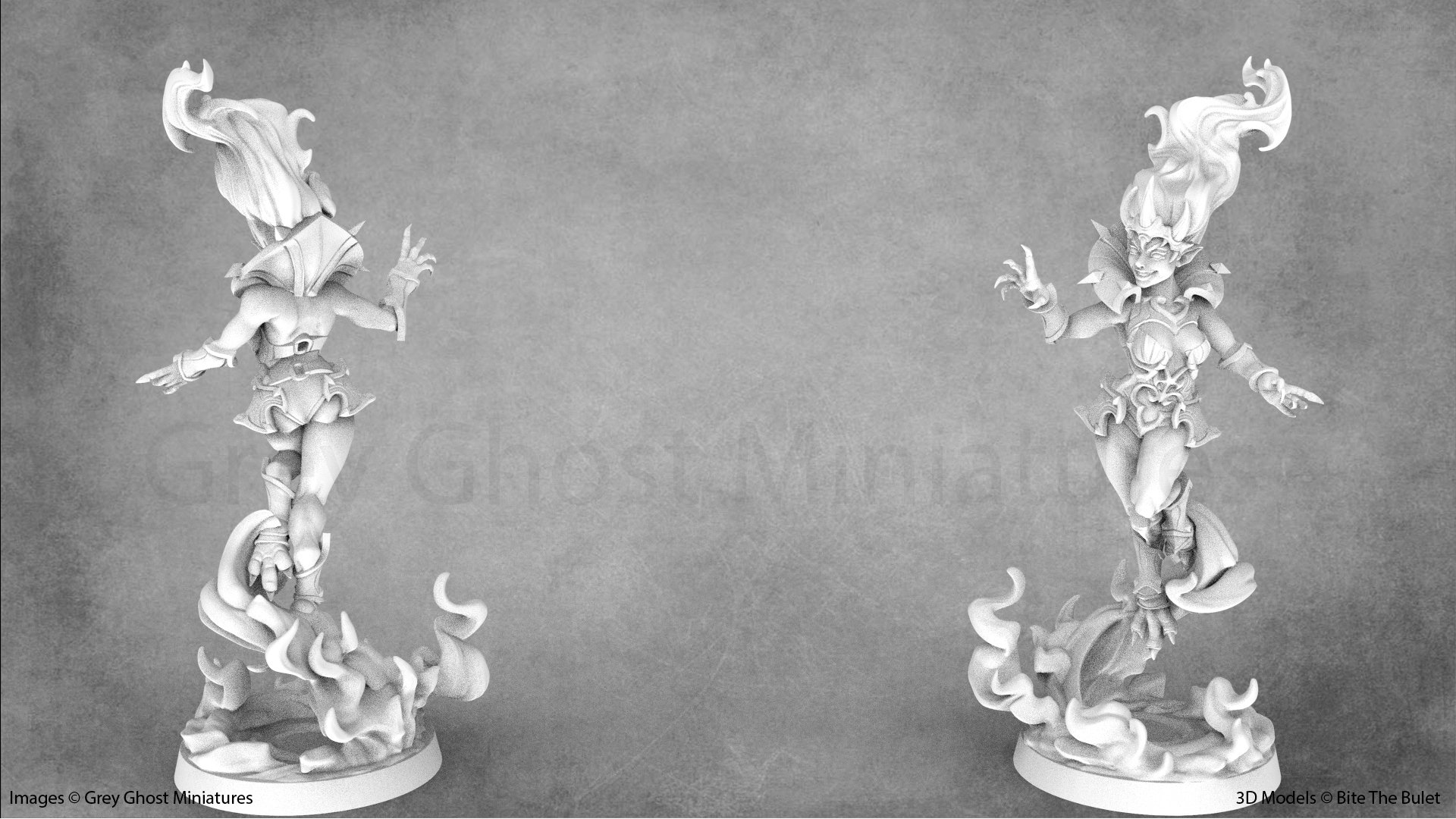 Jezebeth Vampire Hero 28mm Vampire Miniature 35mm Vampire | Etsy