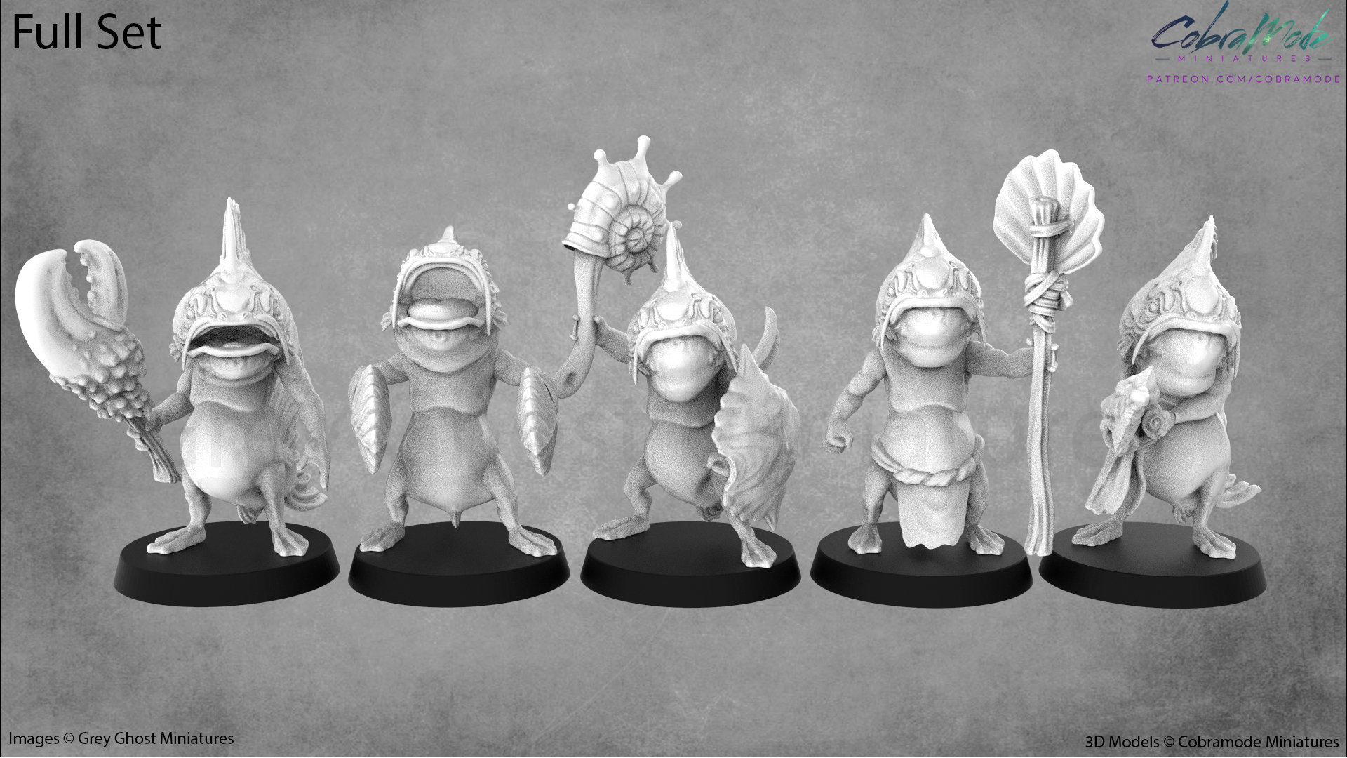 Sommos Calongo - Mighty Fishfolk! | Fishmen Miniatures | Unique ...