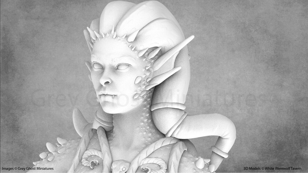 Swamp Queen Miniatures | Serpentine | Swamp Monsters | White Werewolf ...