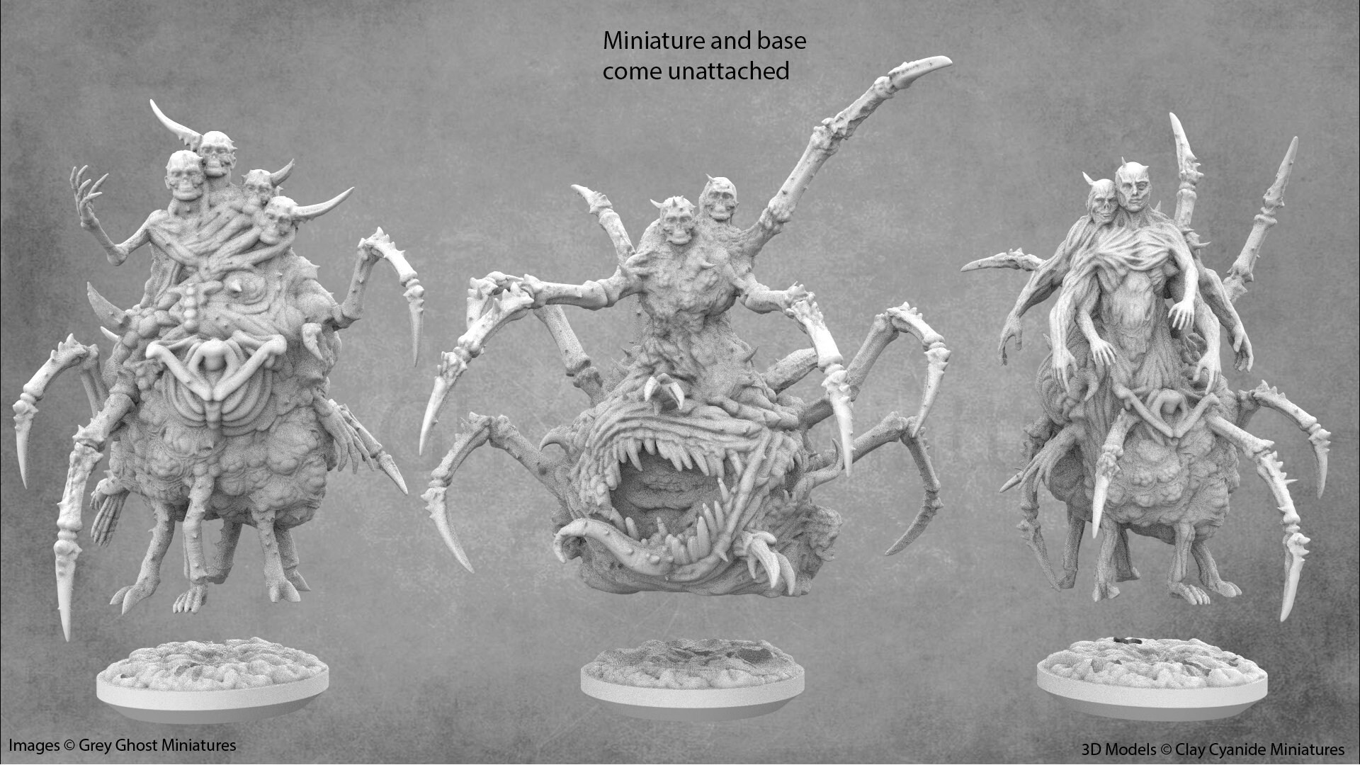 Plague Crawlers Demon Miniatures Clay Cyanide - Etsy UK