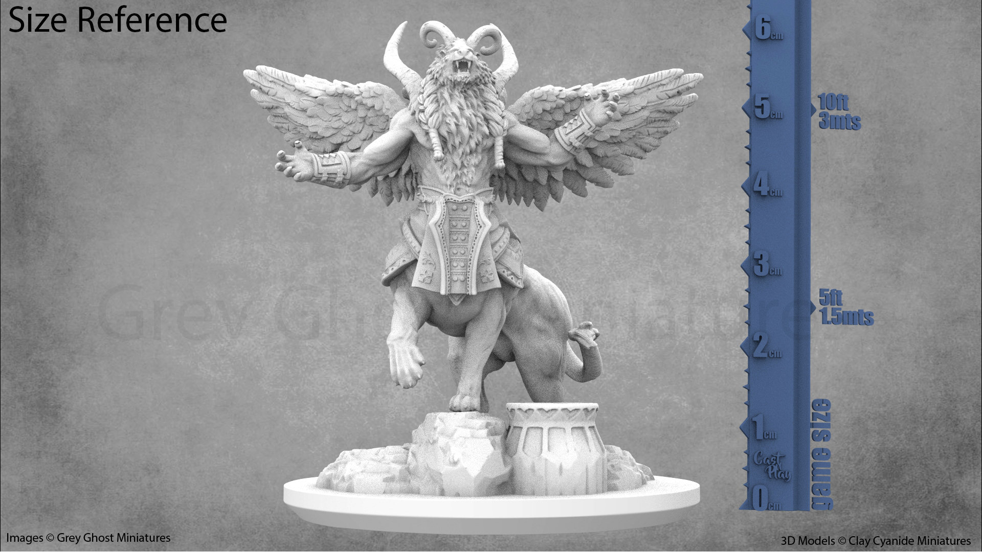 Nergal Guardian of the Netherworld Demon Miniature | Etsy