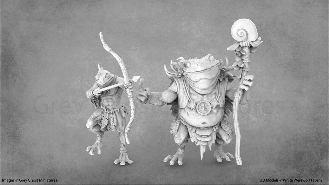 Froggls! Frogmen of the Zarukian Forest | 32mm Miniature | 28mm ...