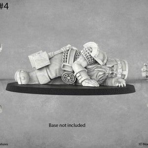 Dead Dwarf Miniatures Dead Dwarves Dying Dwarves Dead Dwarf Durin's ...