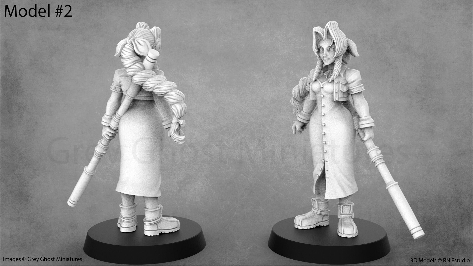 Set of Cyberpunk Ladies 28mm Miniatures 35mm Miniatures | Etsy