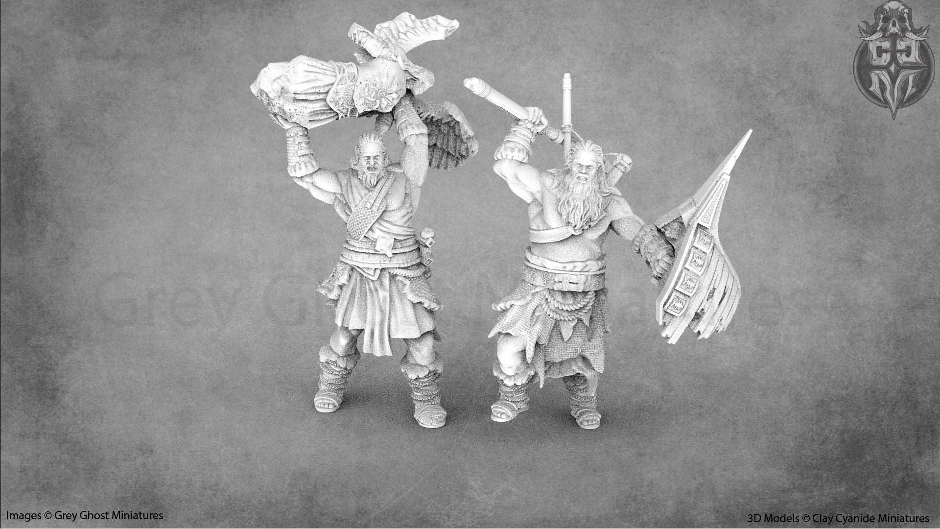 The Nephilim Fallen Angels Miniature Models Clay Cyanide | Etsy