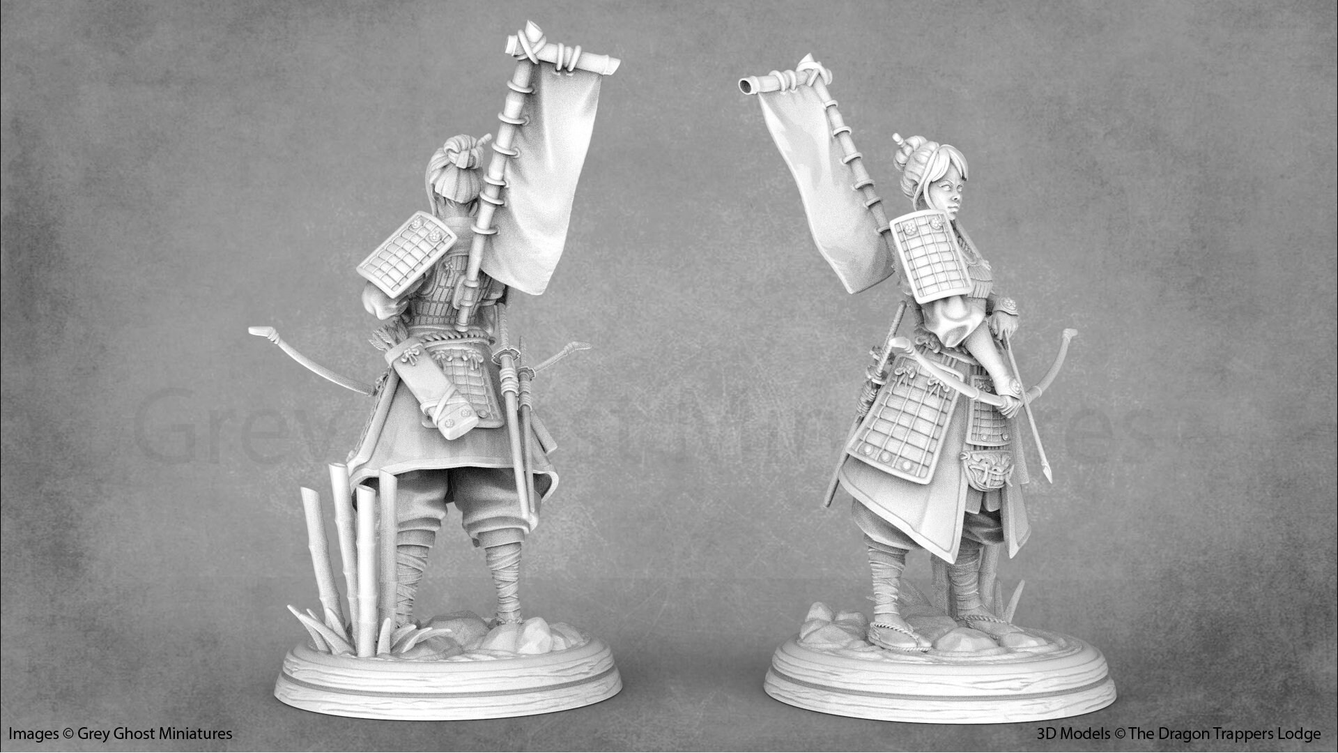 Sakura Female Samurai Samurai Miniature Japanese Fighter - Etsy