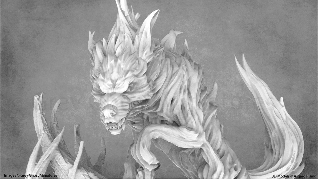 Wraith Wolves Miniatures | Wraith Wolf | Wolf Miniatures | Wolf Minis ...