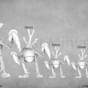 Fantasy Bugfolk Miniatures | Cobramode - Etsy