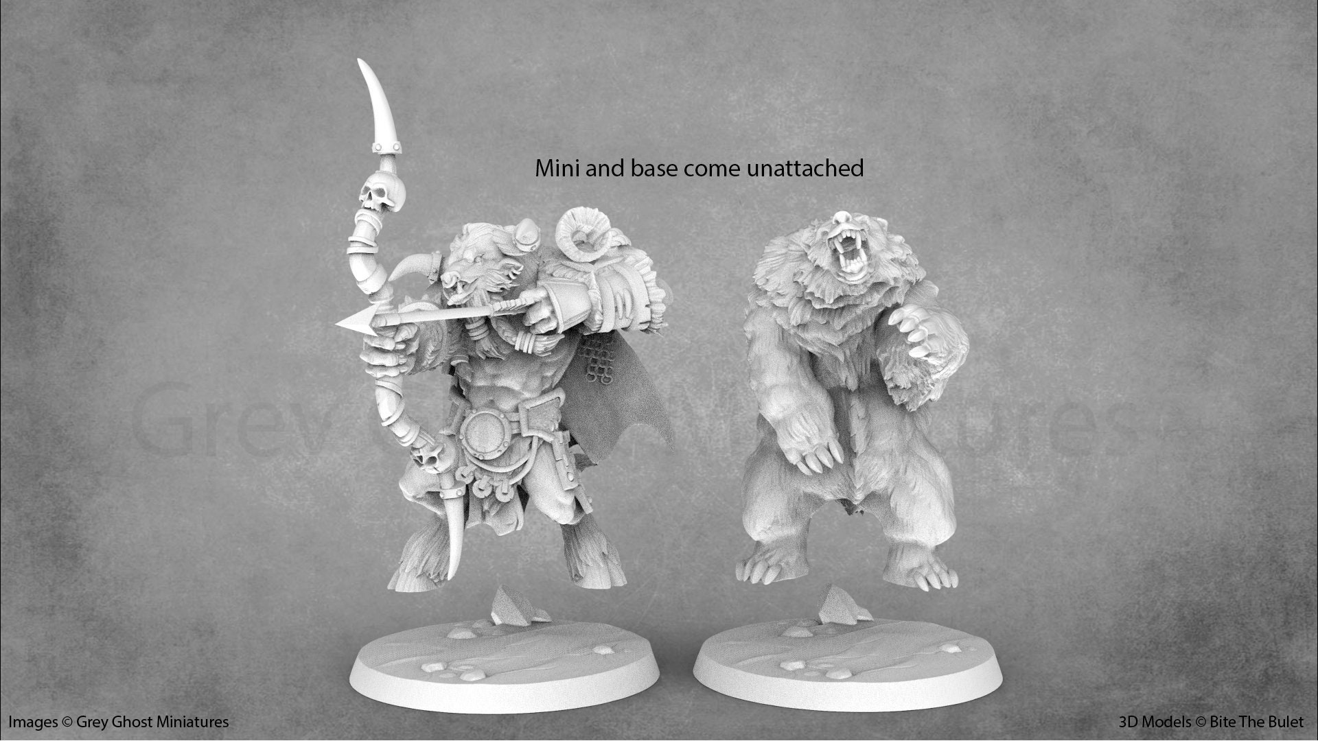 Minotaur Hunter & Pet Bear Tauren Hunter Minotaur - Etsy Australia