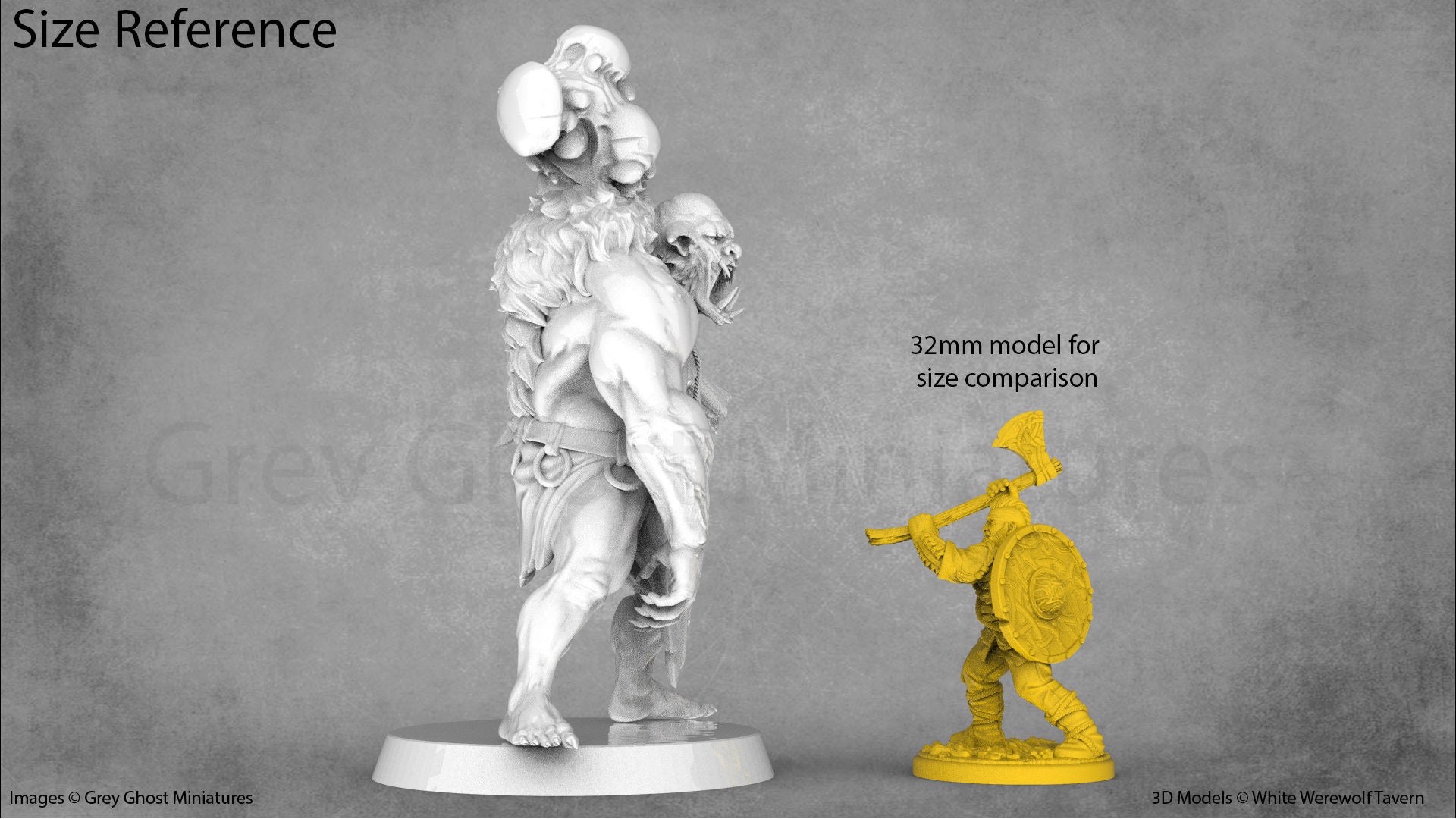 Gloock the Fomorian Miniature Ogre Miniature Giant - Etsy UK