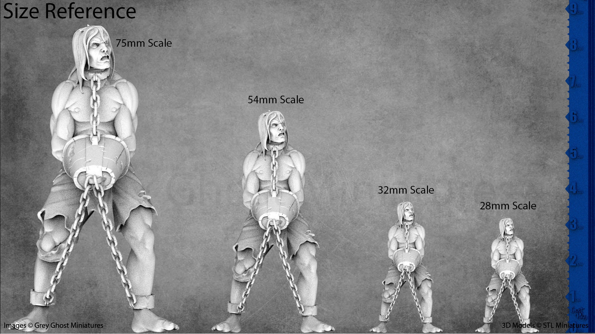 Fantasy Slaver Miniatures Villagers STL Miniatures | Etsy