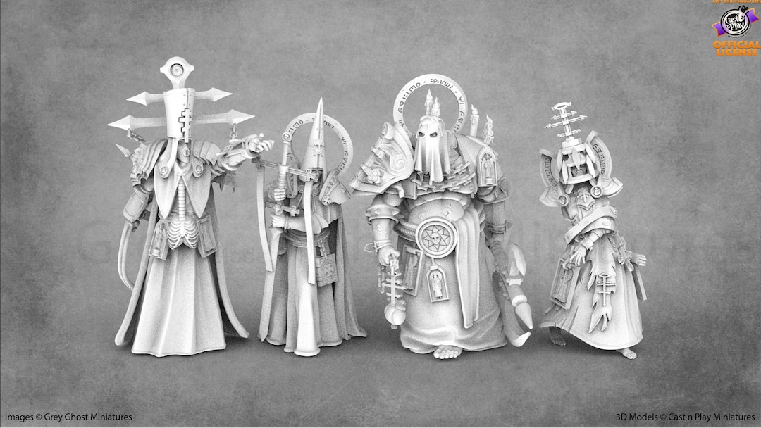 Church of Wrath | Biblical Cleric Miniatures | Cast N Play - Etsy