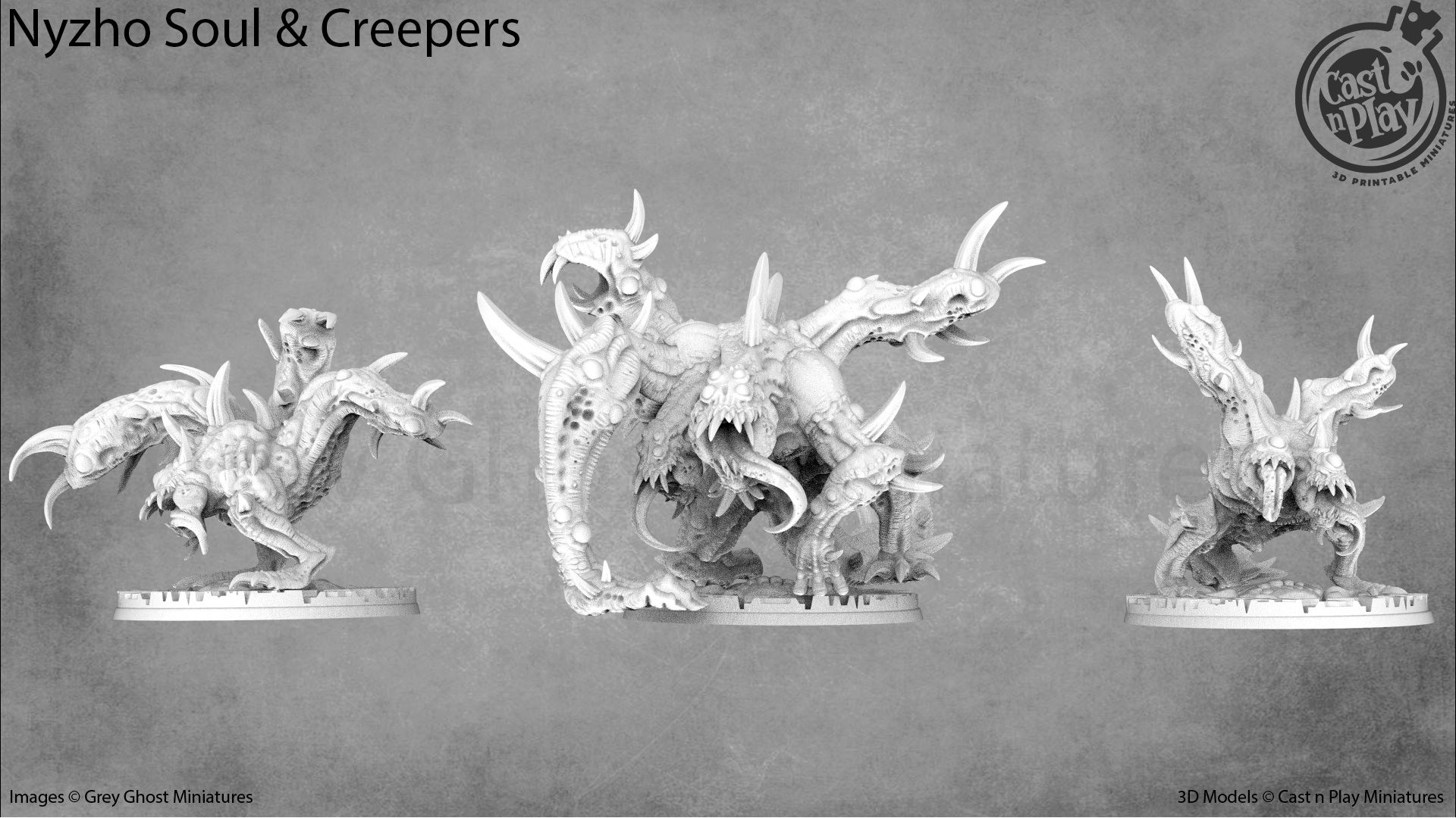 Demon Swarm Mininatures Demon Miniatures Cast N Play | Etsy