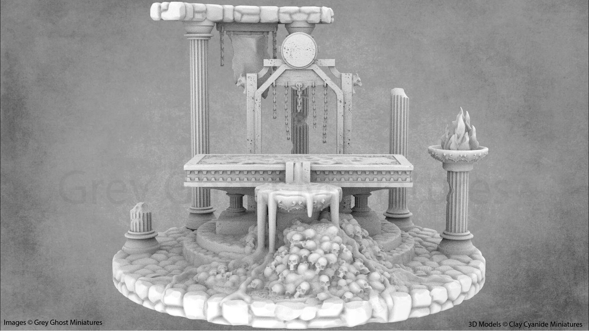 Sacrificial Altar Terrain Piece Dungeon Terrain Cult | Etsy