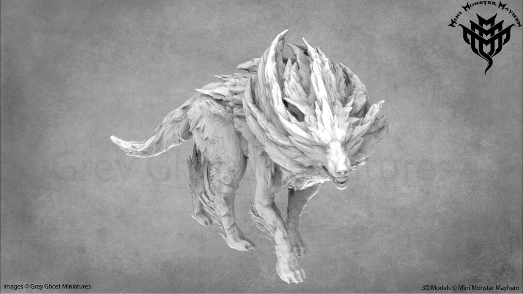 Arctic Wolf Miniatures | Dire Wolf Miniatures | Frost Wolf Miniatures ...