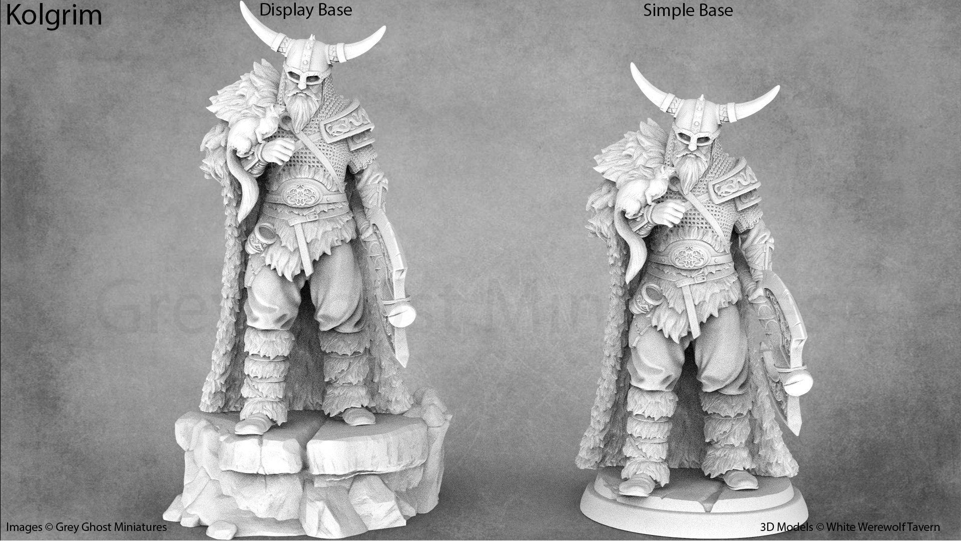 Kolgrim Viking Warrior White Werewolf Tavern - Etsy