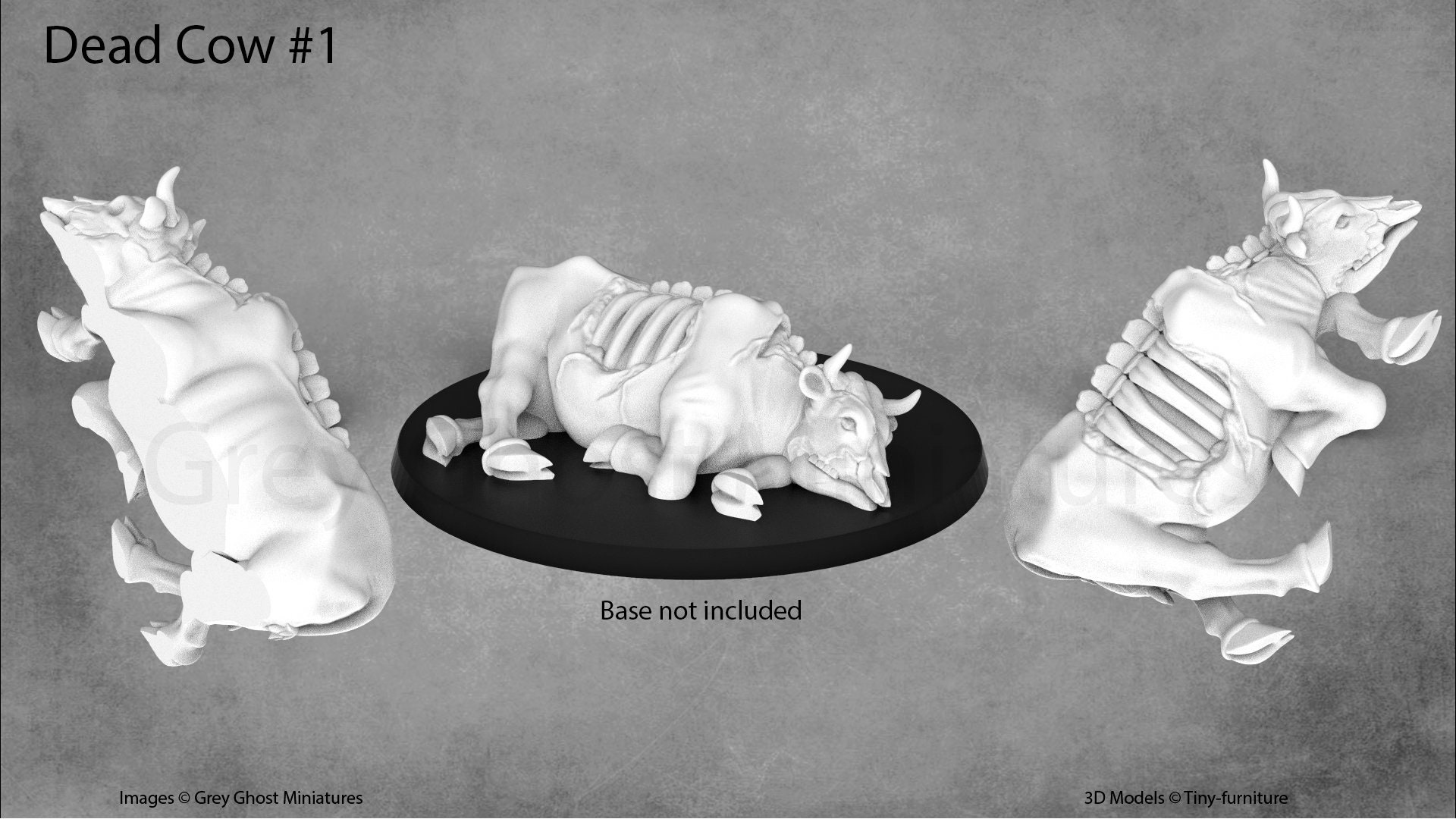 Dead Cow Miniatures Dead Cows Cow Corpse Bull Corpse - Etsy