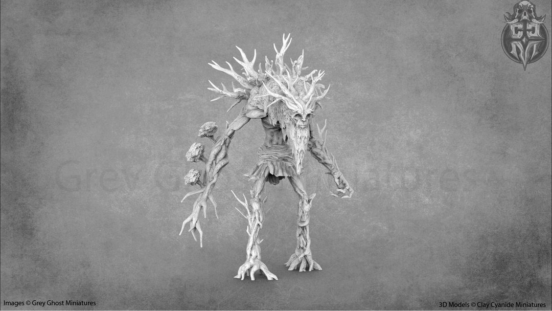 Leshy, Stalker of the Forest | Evil Ent Miniature | Clay Cyanide - Etsy