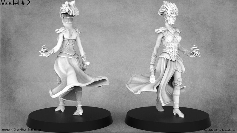 Air Genasi Miniatures Epic Miniatures - Etsy