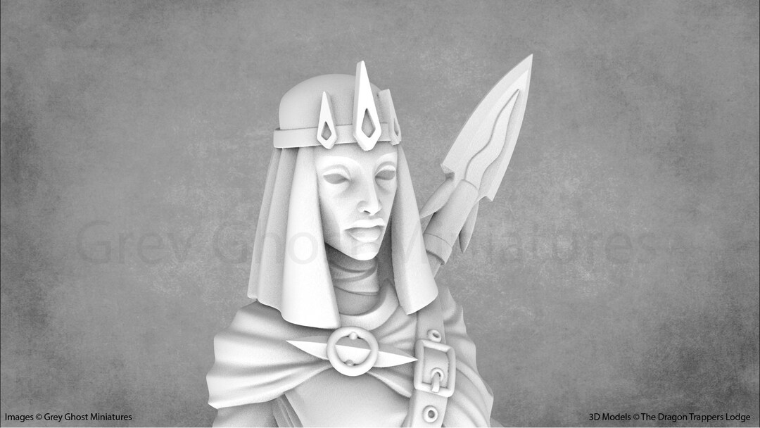 Female Assassin Miniature Assassin Miniature Azra the Wind From the ...