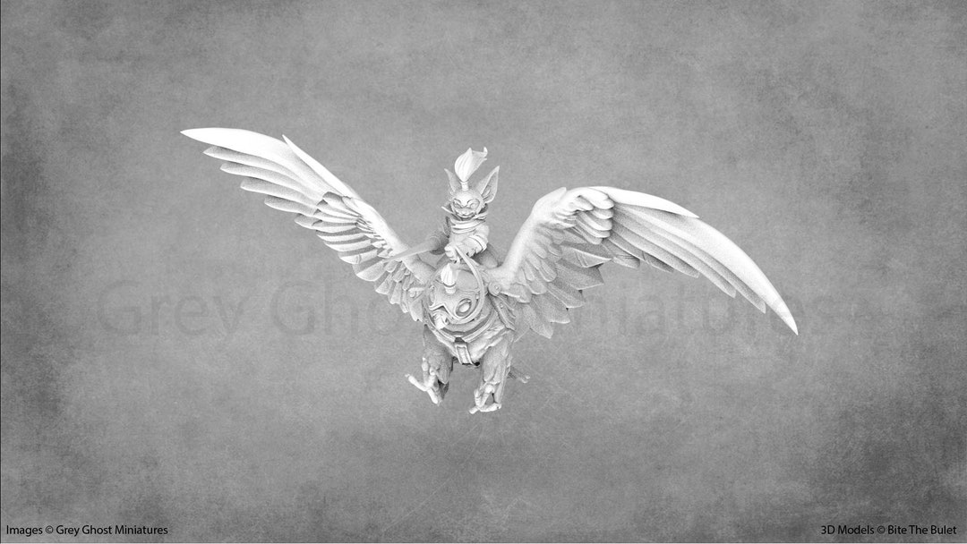 Kennet, the Flying Jouster Bird Miniatures Bite the Bullet - Etsy