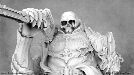 Vold the Dead Lord Bust Undead Bust 75mm Bust White | Etsy