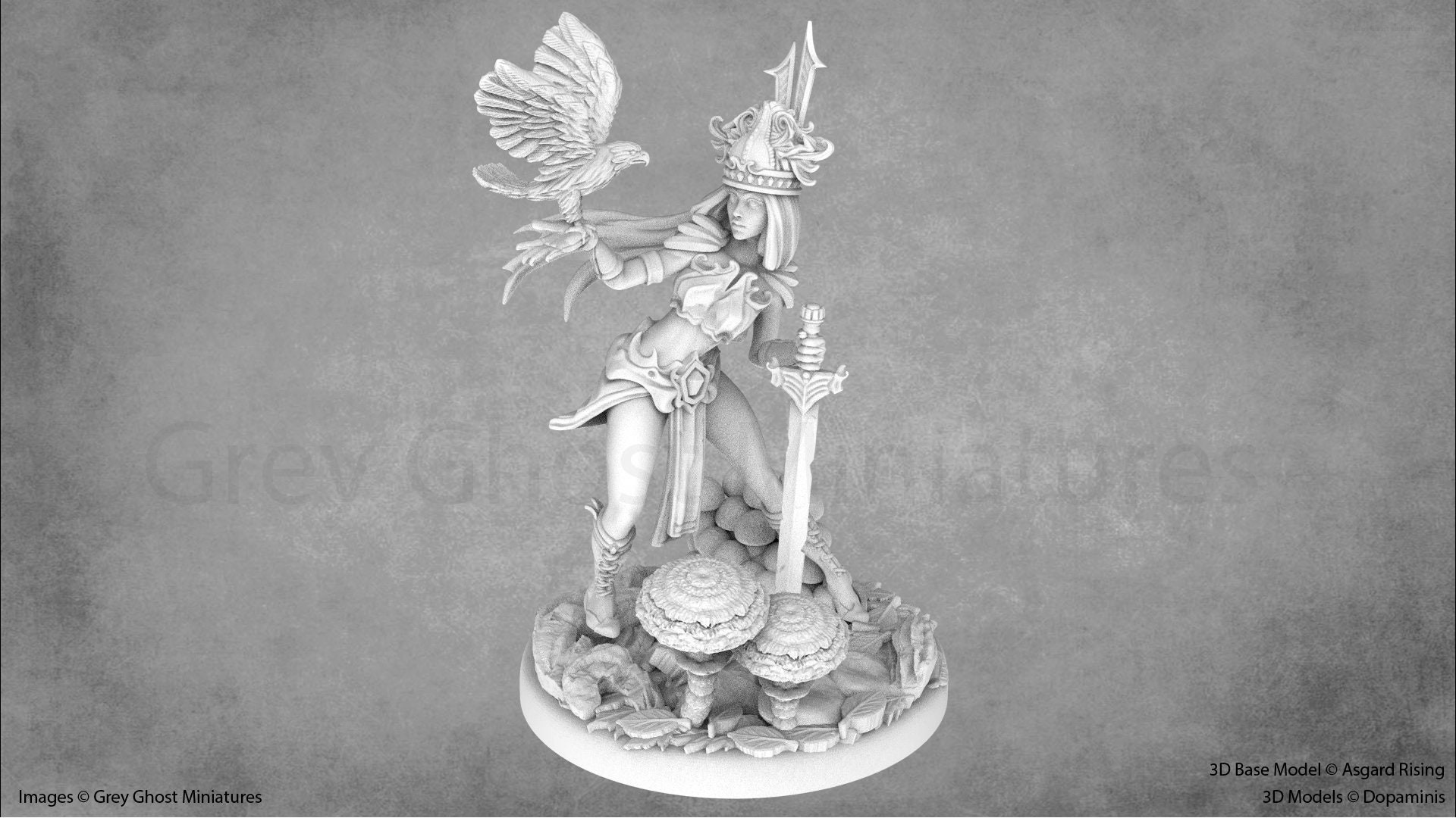 Forest Queen Miniature Queen Miniature Wood Elf Miniature | Etsy