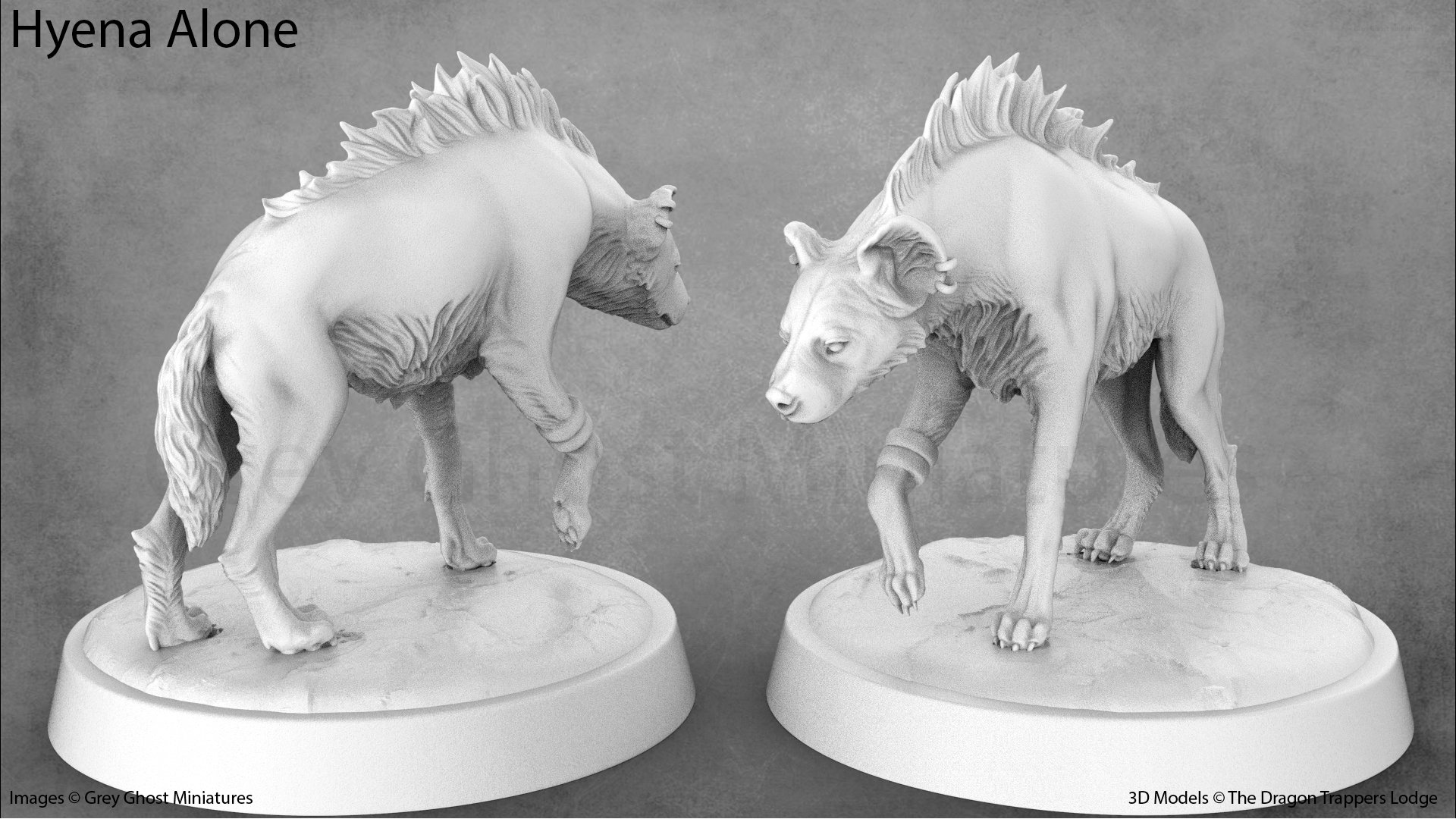 Kiptanu the Hyena | Tribal Miniature | Hyena Warrior | Dragon Trappers ...