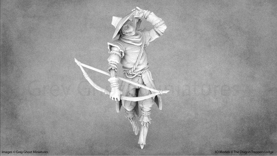 Fantasy Scarecrow Miniatures | Dragon Trappers Lodge - Etsy