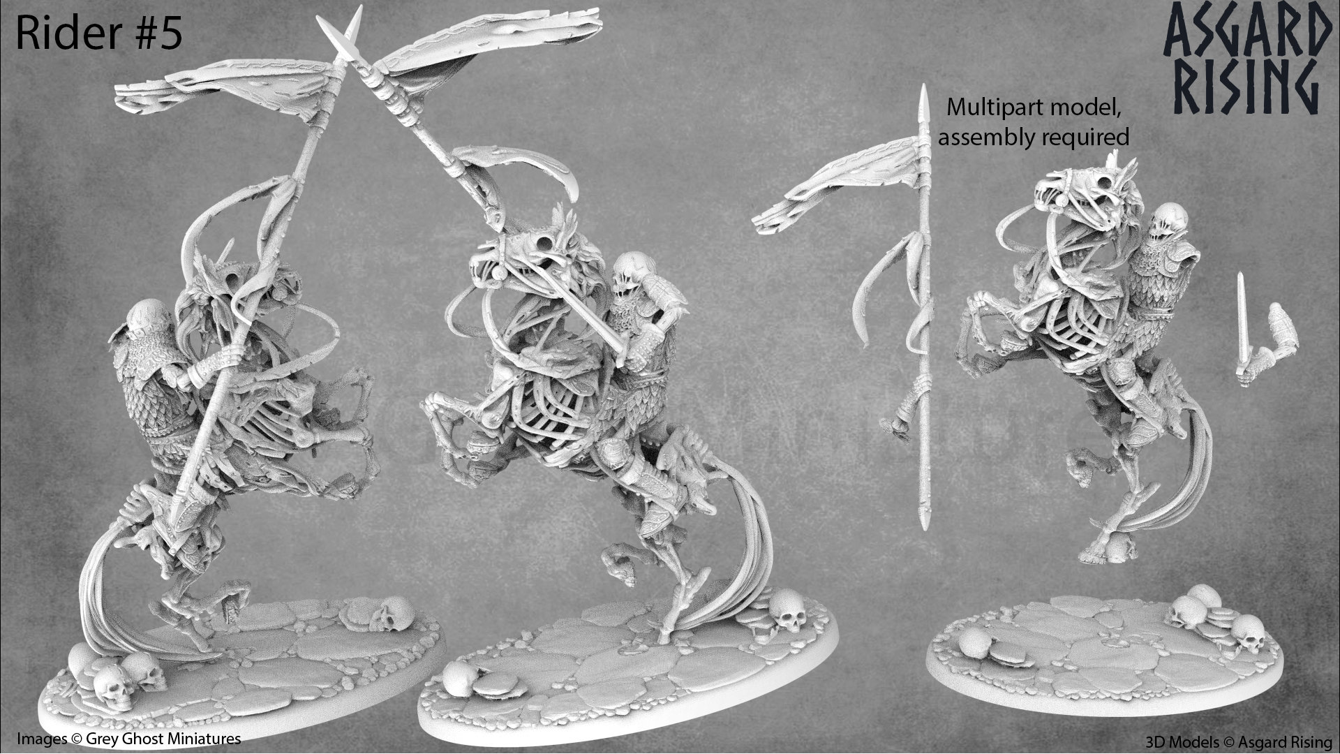 Amazing Undead Cavalry Miniatures Skeleton Cavalry Undead | Etsy