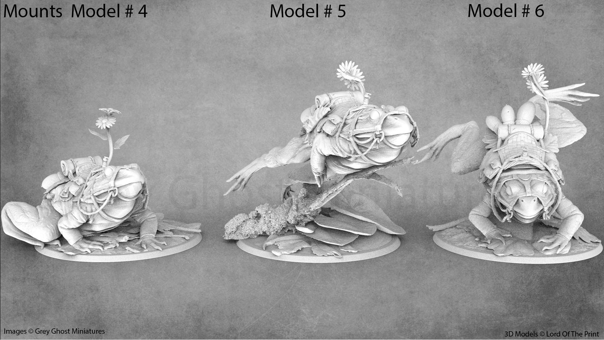 Frog Rider Miniatures | Mousefolk Miniatures | Lord of the Print - Etsy