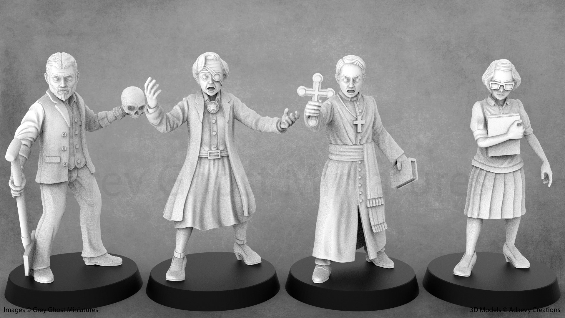 Innsmouth Investigators 1920s Miniatures Priest | Etsy
