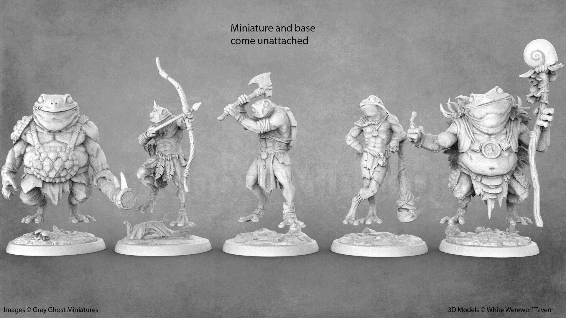 Froggls Frogmen of the Zarukian Forest 32mm Miniature - Etsy
