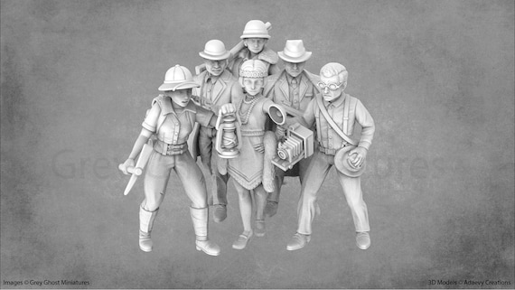 Innsmouth Investigators 1920s Miniatures Artist Gangster - Etsy