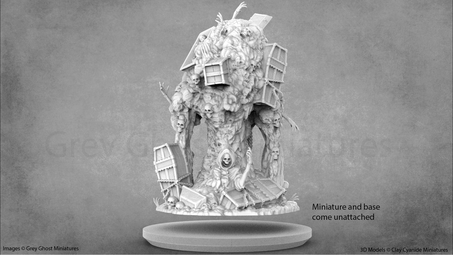 Corpse Golem Miniature Graveyard Golem Clay Cyanide | Etsy