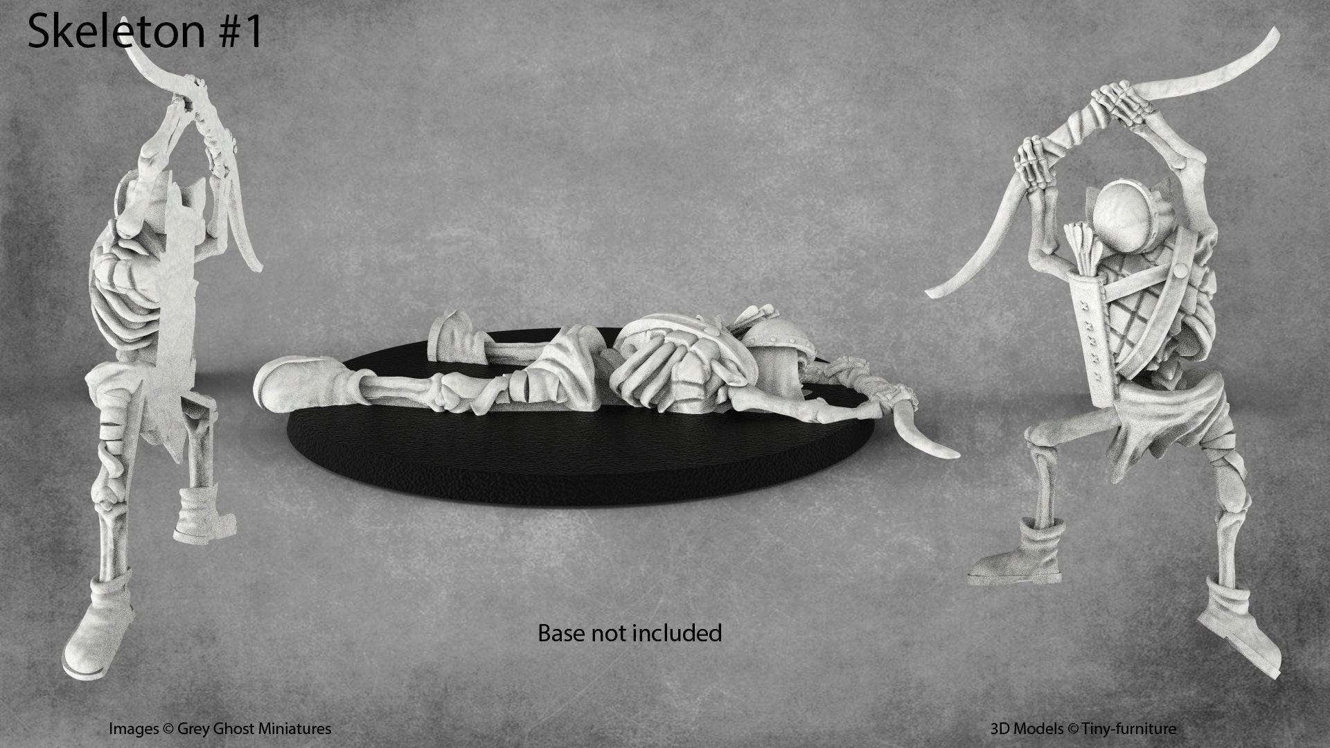 Skeleton Miniatures Destroyed Skeletons Base Decorations - Etsy