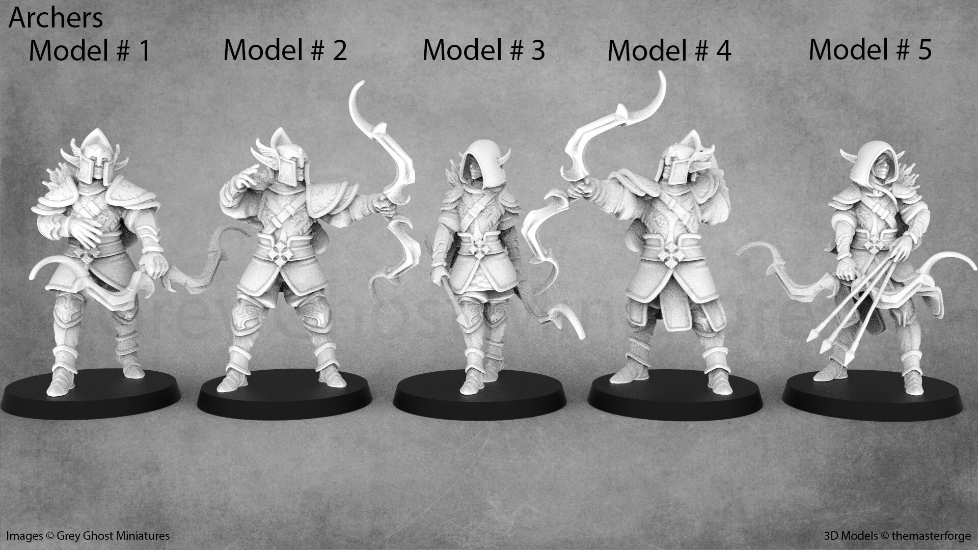 HUGE Collection of Fantasy Elf Miniatures | Archers | Spearmen | Axemen ...